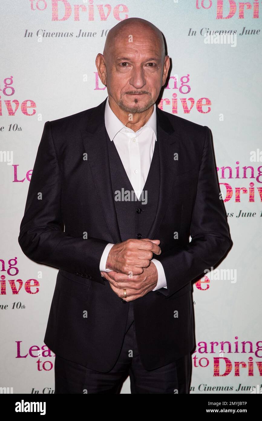 Actor Ben Kingsley poses for photographers upon arrival at the premiere ...