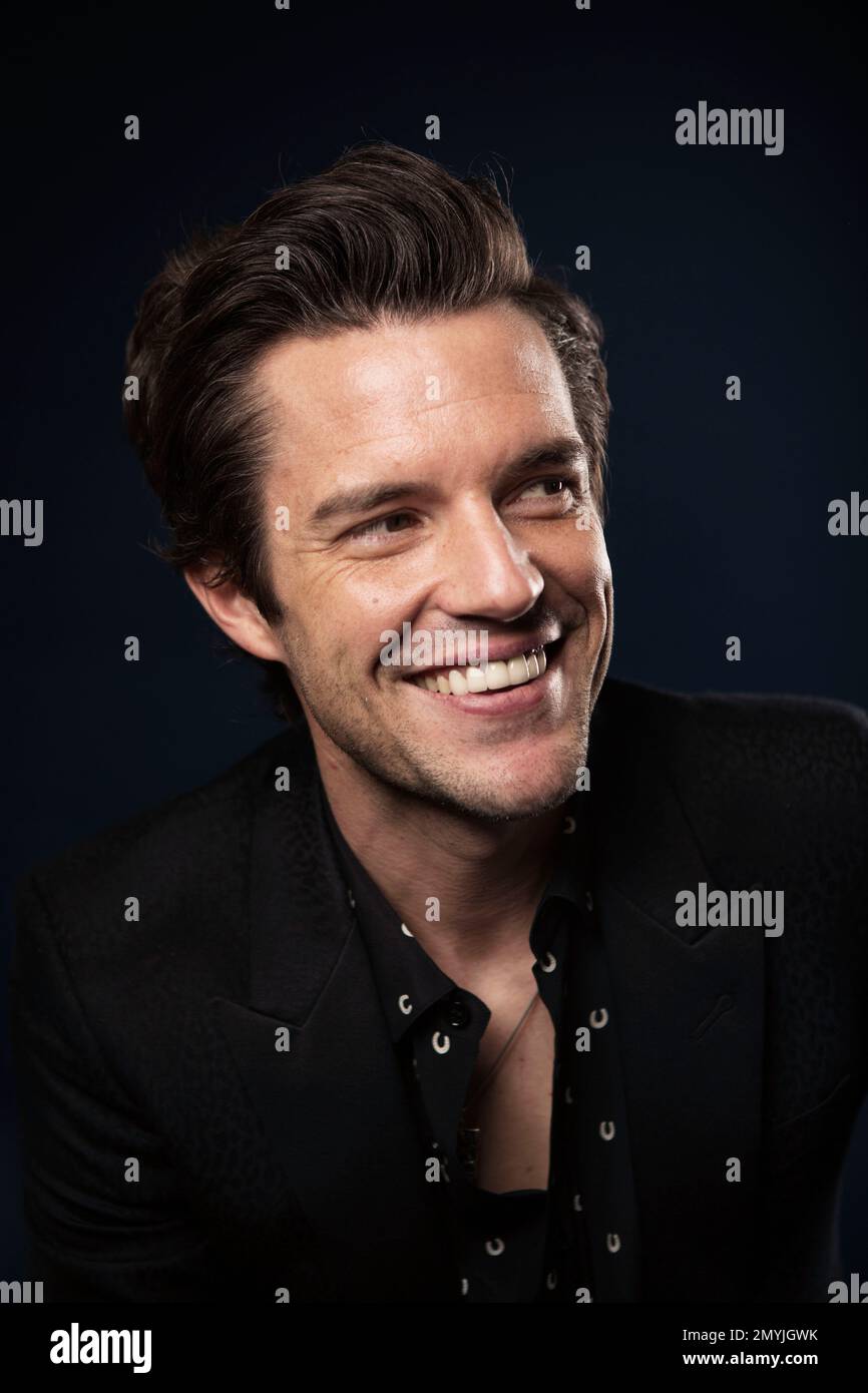 In this March 24, 2015 photo, musician Brandon Flowers poses for a ...