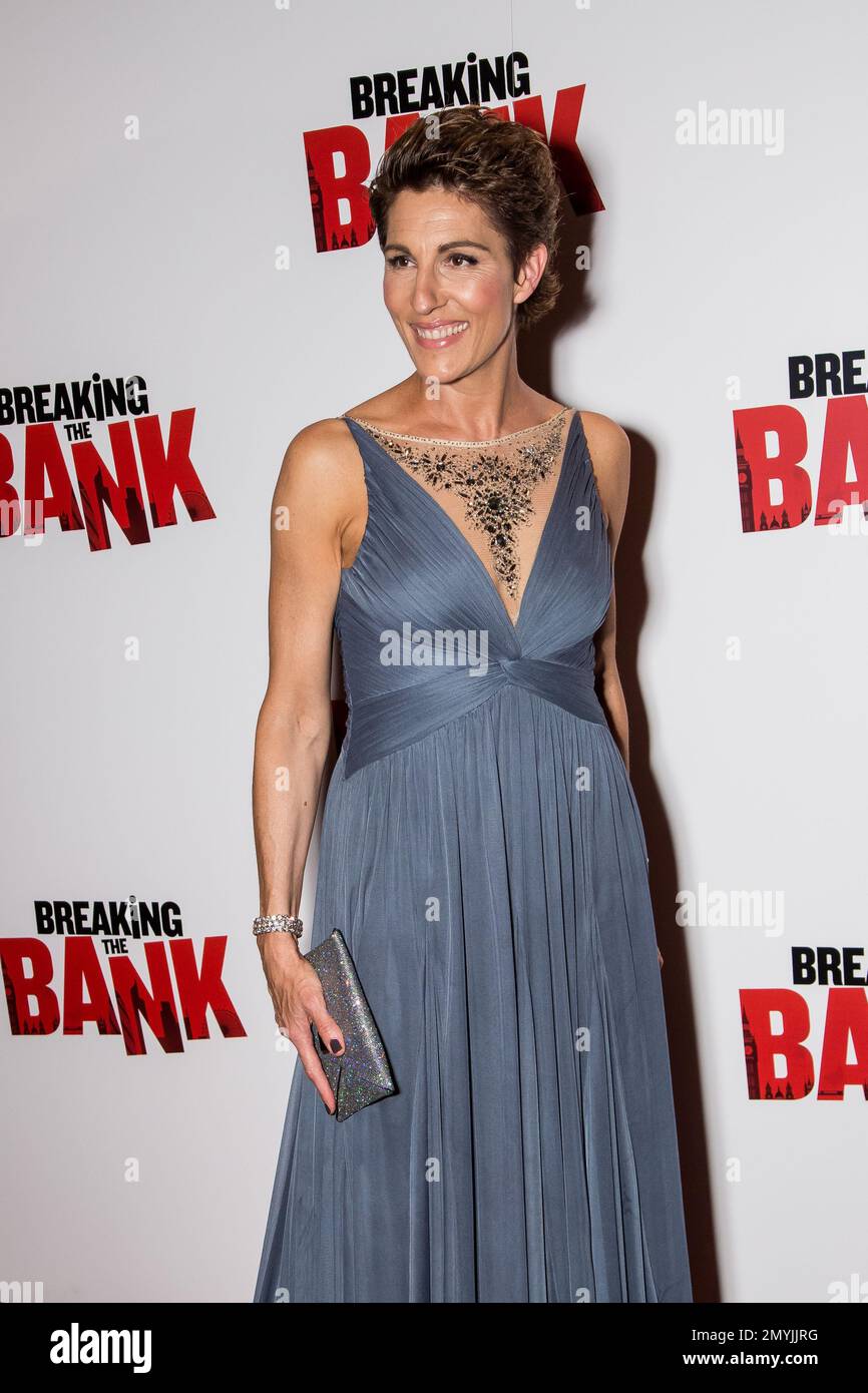 Actress Tamsin Greig poses for photographers upon arrival at the ...
