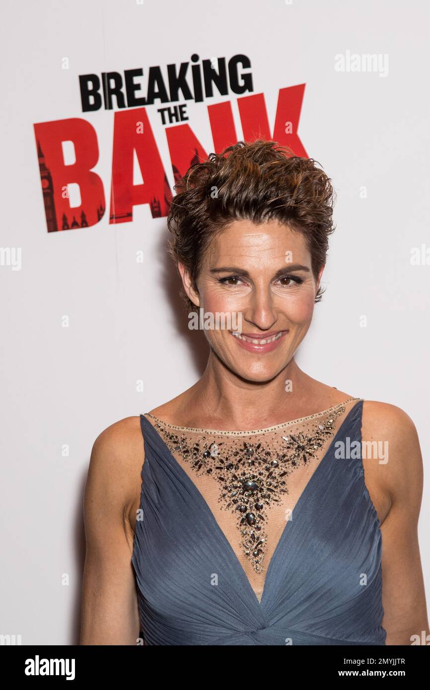 Actress Tamsin Greig poses for photographers upon arrival at the ...
