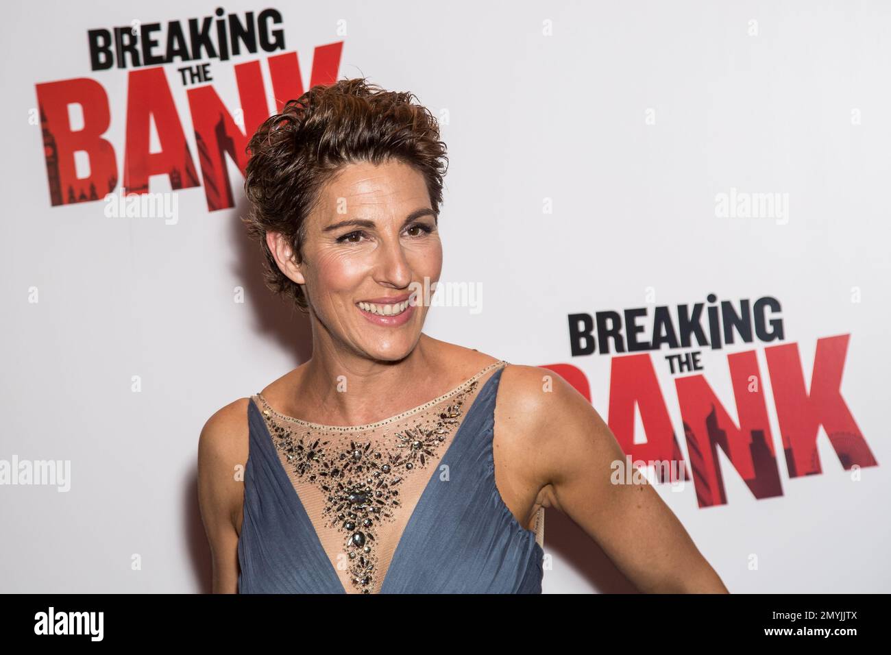 Actress Tamsin Greig poses for photographers upon arrival at the ...