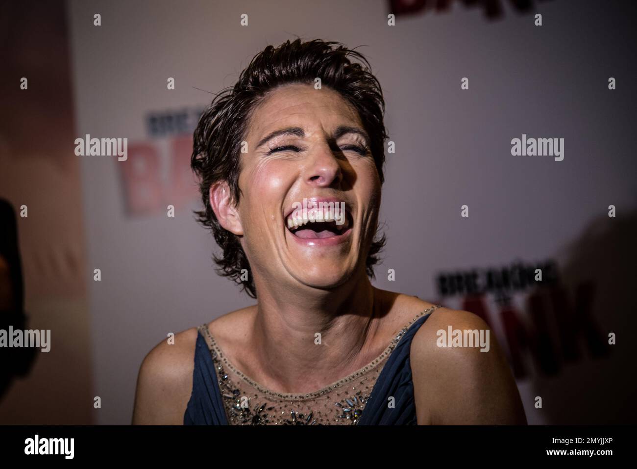 Actress Tamsin Greig poses for photographers upon arrival at the ...