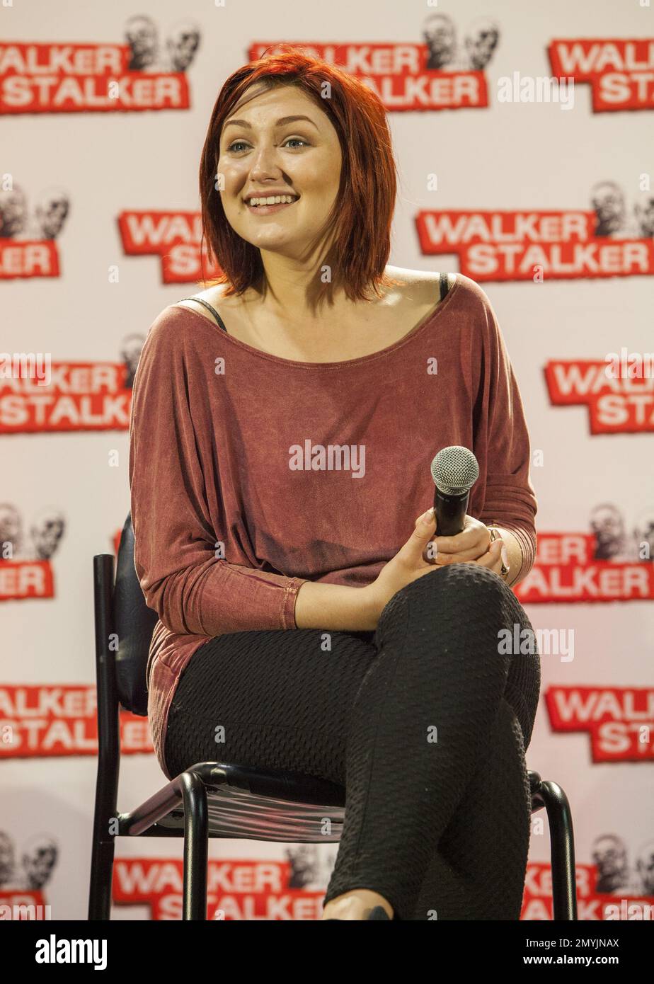 Anastasia Baranova appears at the Walker Stalker convention during the Z Nation panel on Sunday ...