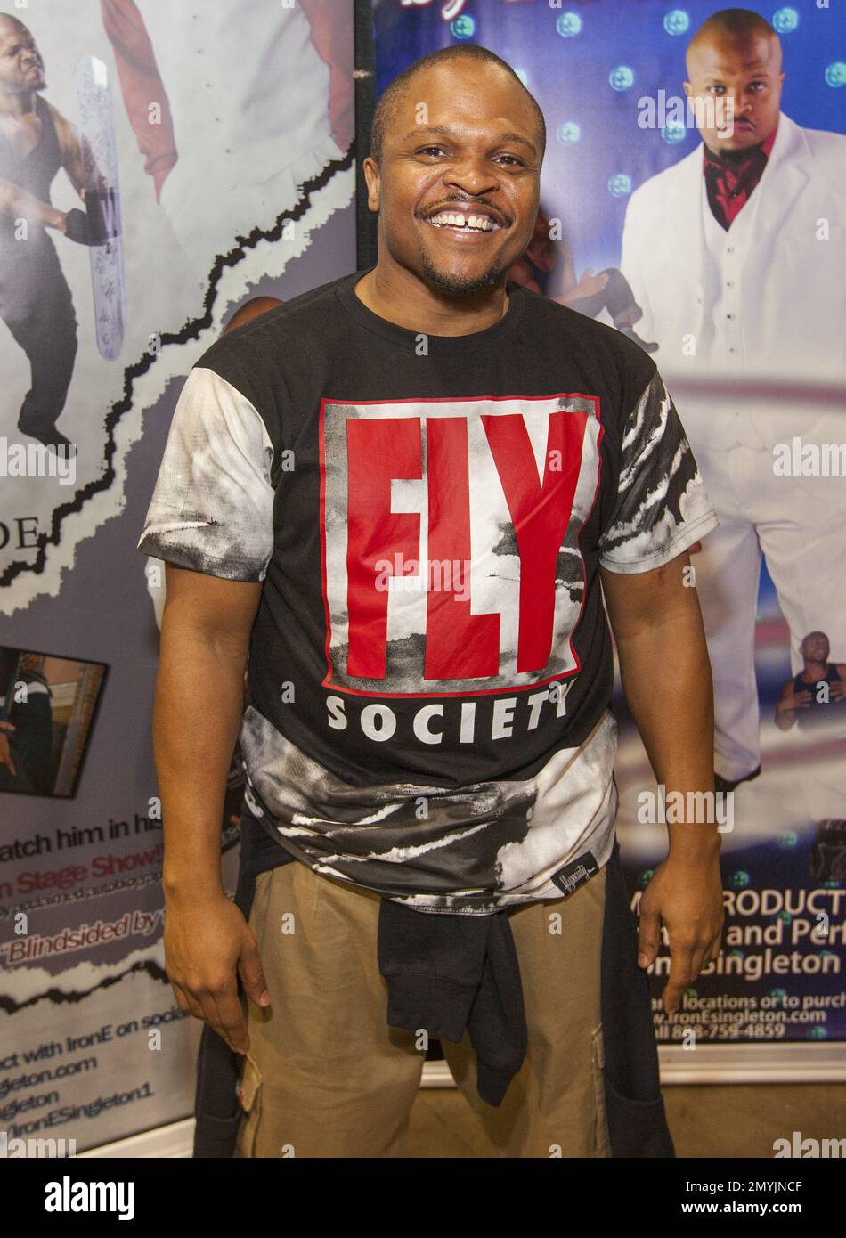 IronE Singleton appears at the Walker Stalker convention on Sunday, May ...