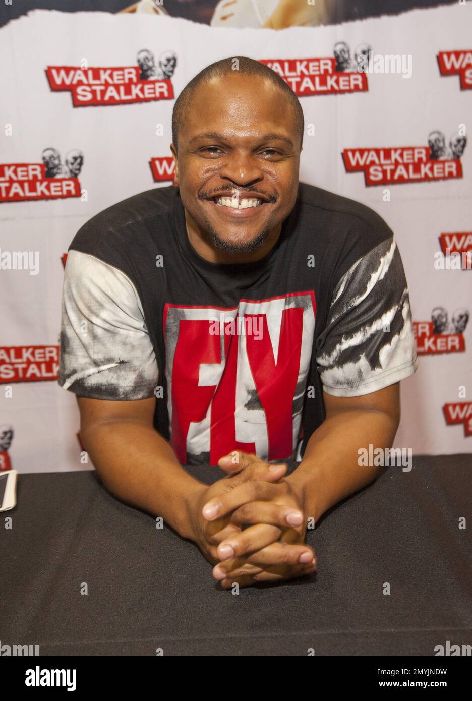 IronE Singleton appears at the Walker Stalker convention on Sunday, May ...