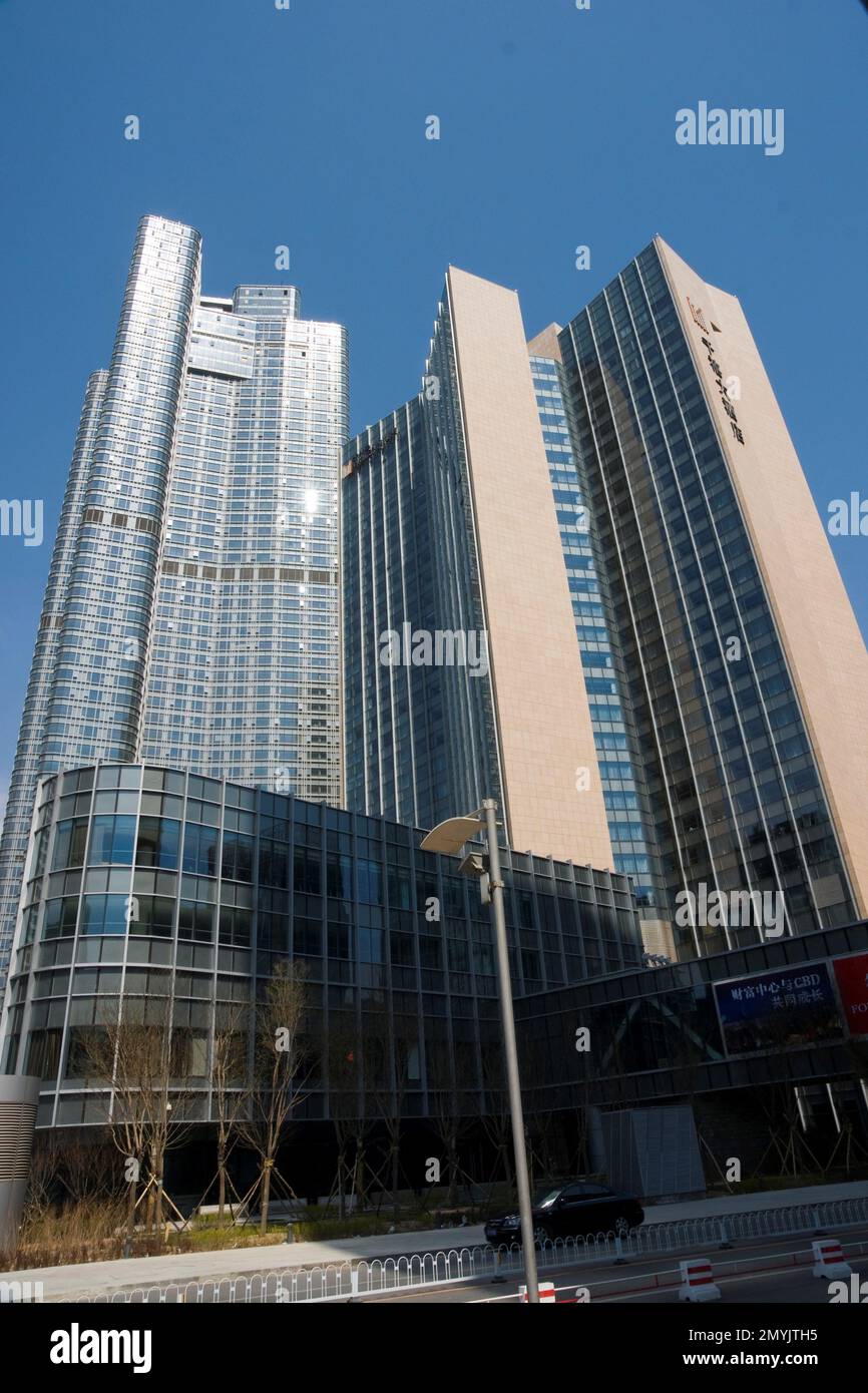 Beijing CBD high-rise buildings Stock Photo - Alamy