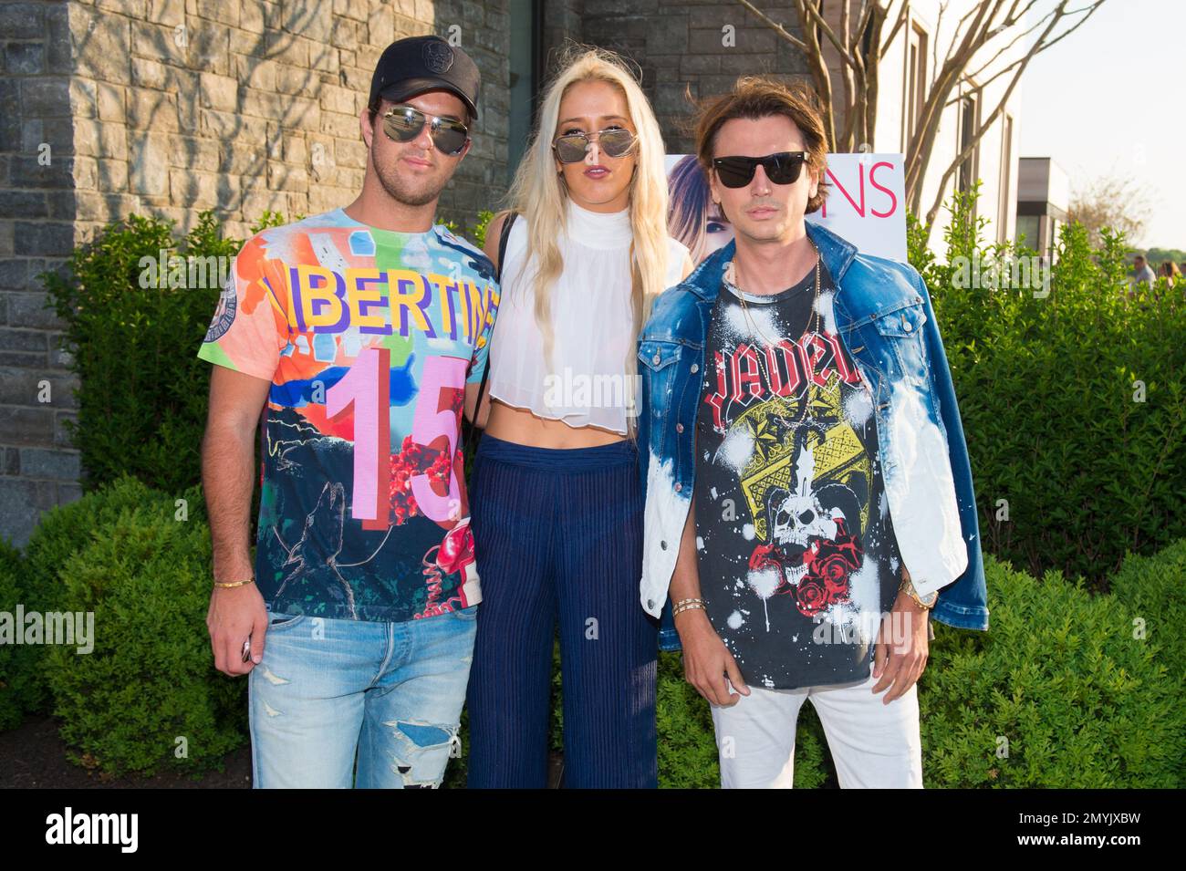 Designer Andrew Warren, from left, Karen Shiboleth, middle, and ...
