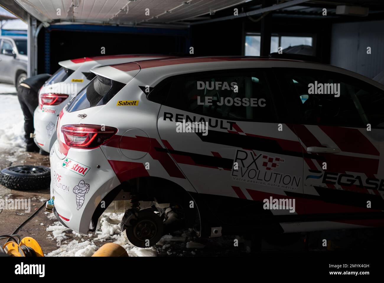 paddock during the 2023 Clio Ice Trophy 2023 - GSeries G3 on the ...