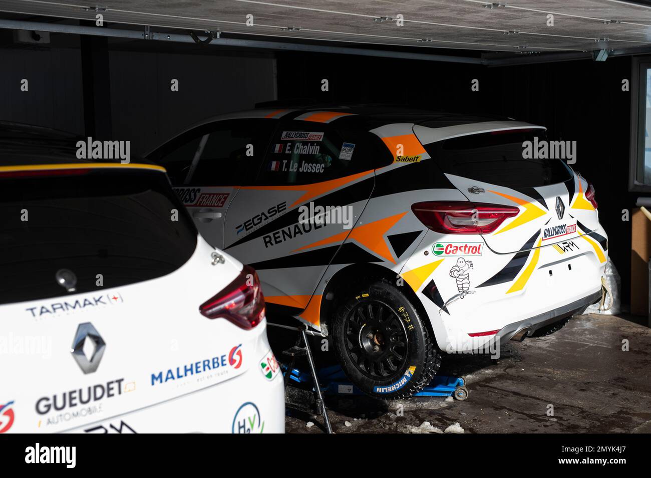 paddock during the 2023 Clio Ice Trophy 2023 - GSeries G3 on the ...