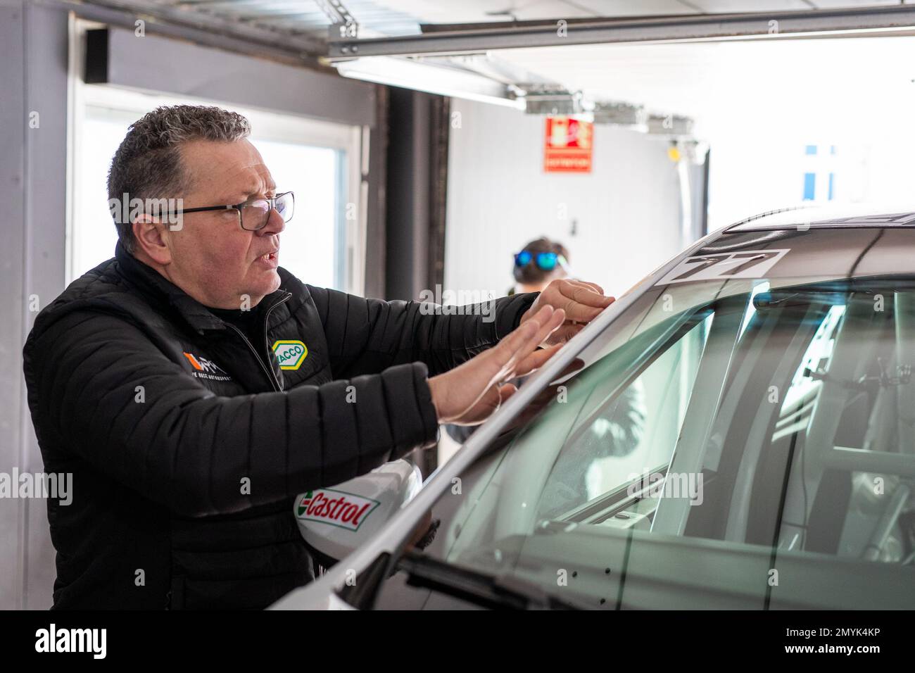 paddock during the 2023 Clio Ice Trophy 2023 - GSeries G3 on the ...