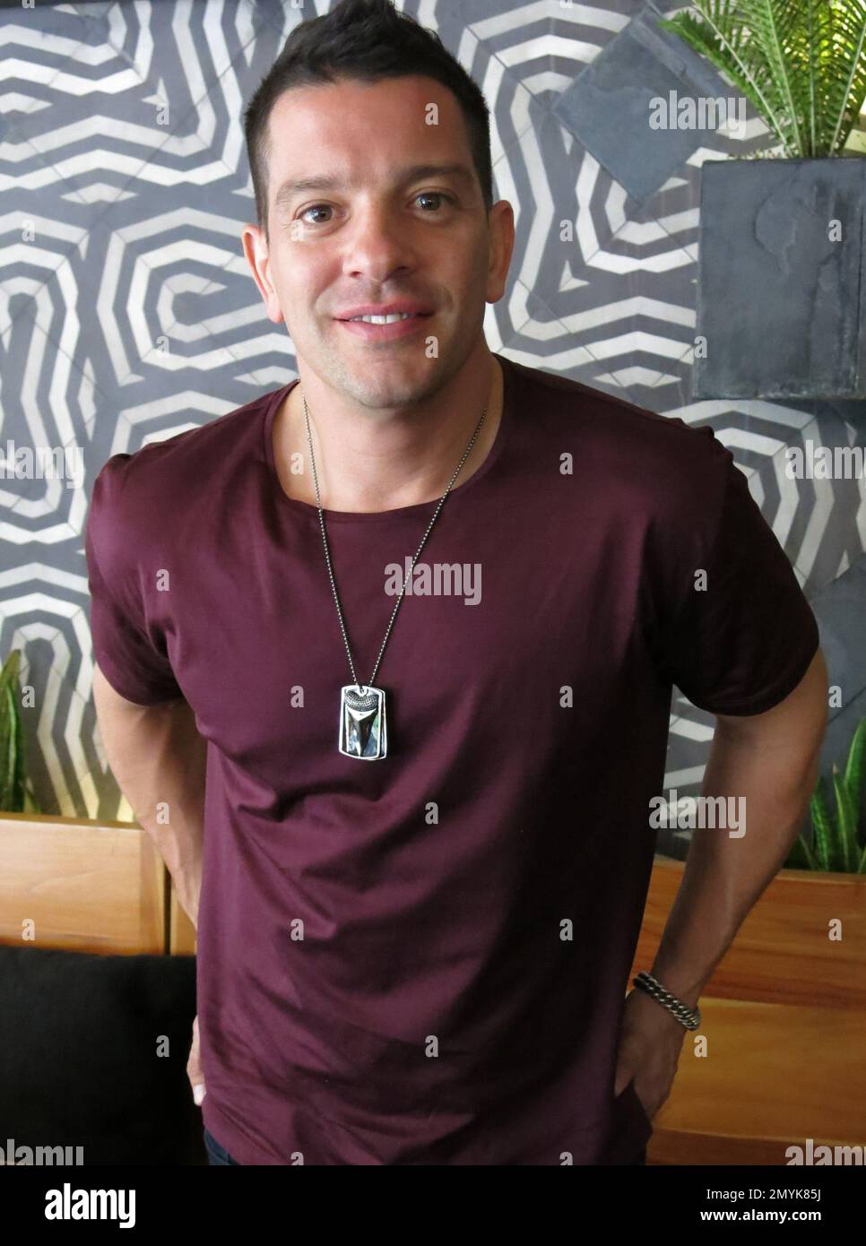 This May 26, 2016 photo shows Mexican singer Yahir posing for a ...