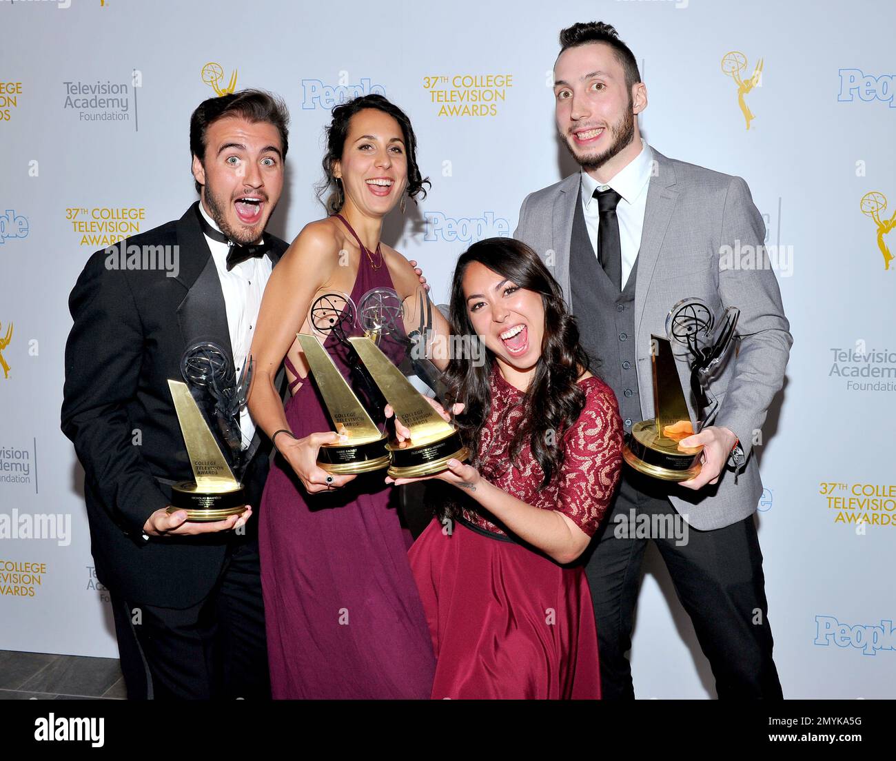EXCLUSIVE - Nicholas Manfredi, from left, Marie Raoult, Elizabeth Ku ...