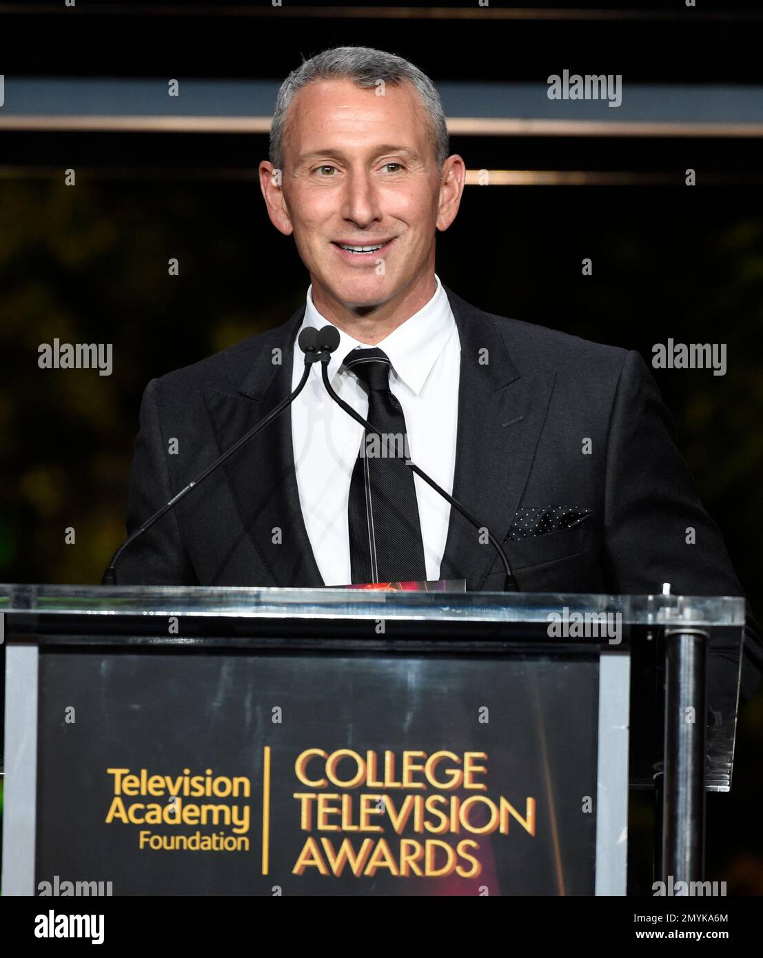 Adam Shankman presents the directing award at the 37th College ...