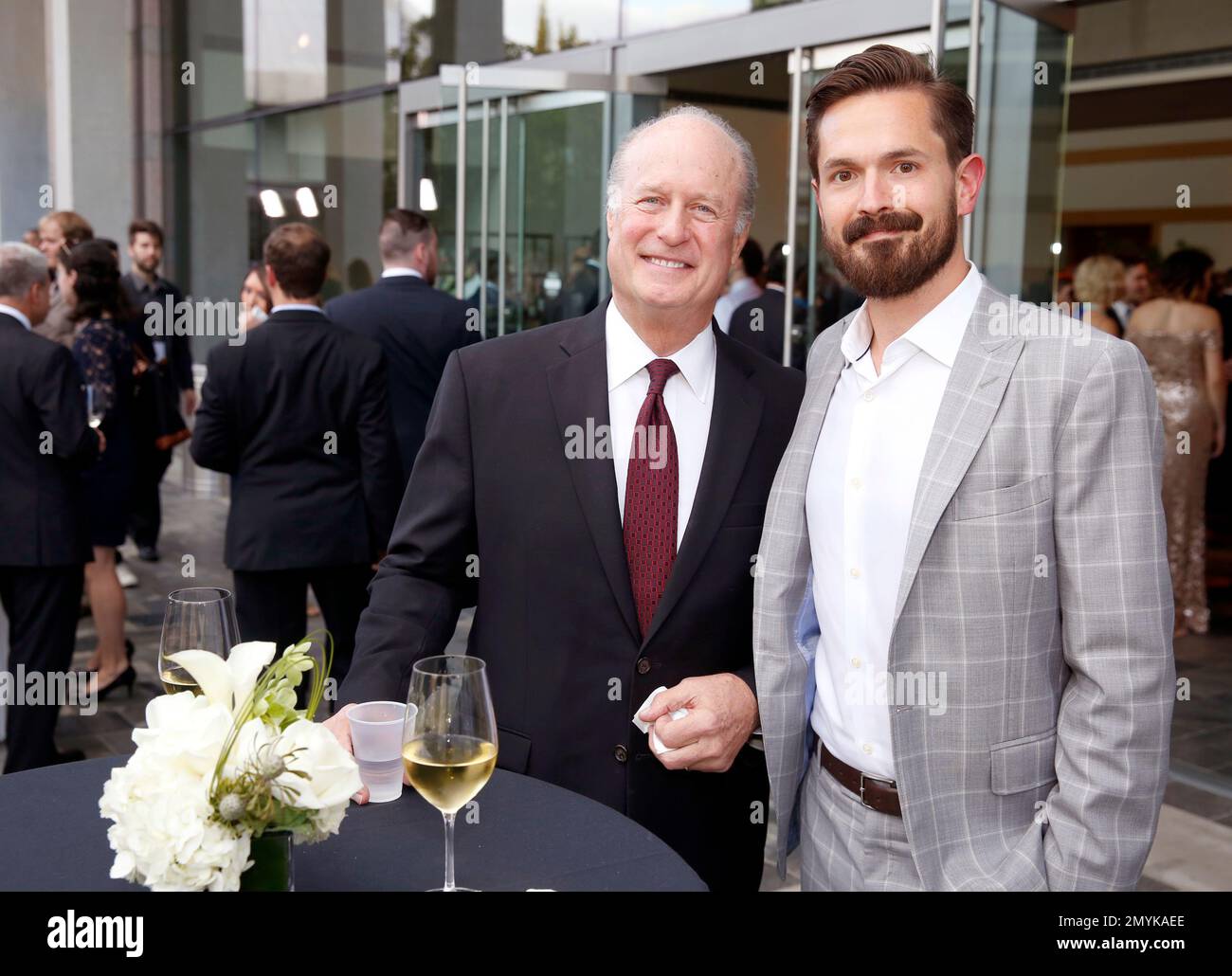 EXCLUSIVE - Bob Cook, left, and Brian Gabourie attend the 37th College ...