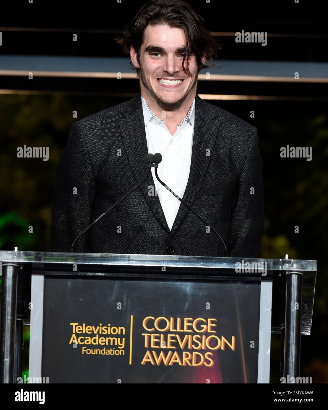 RJ Mitte presents the Loreen Arbus Focus on Disability award at the ...