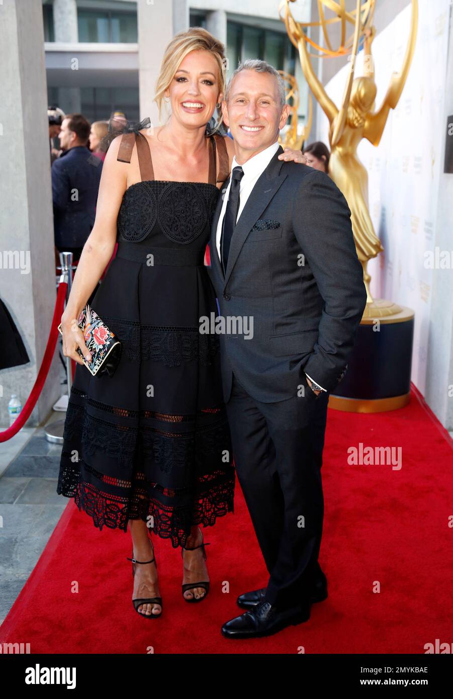 EXCLUSIVE - Cat Deeley, left, and Adam Shankman attend the 37th College ...