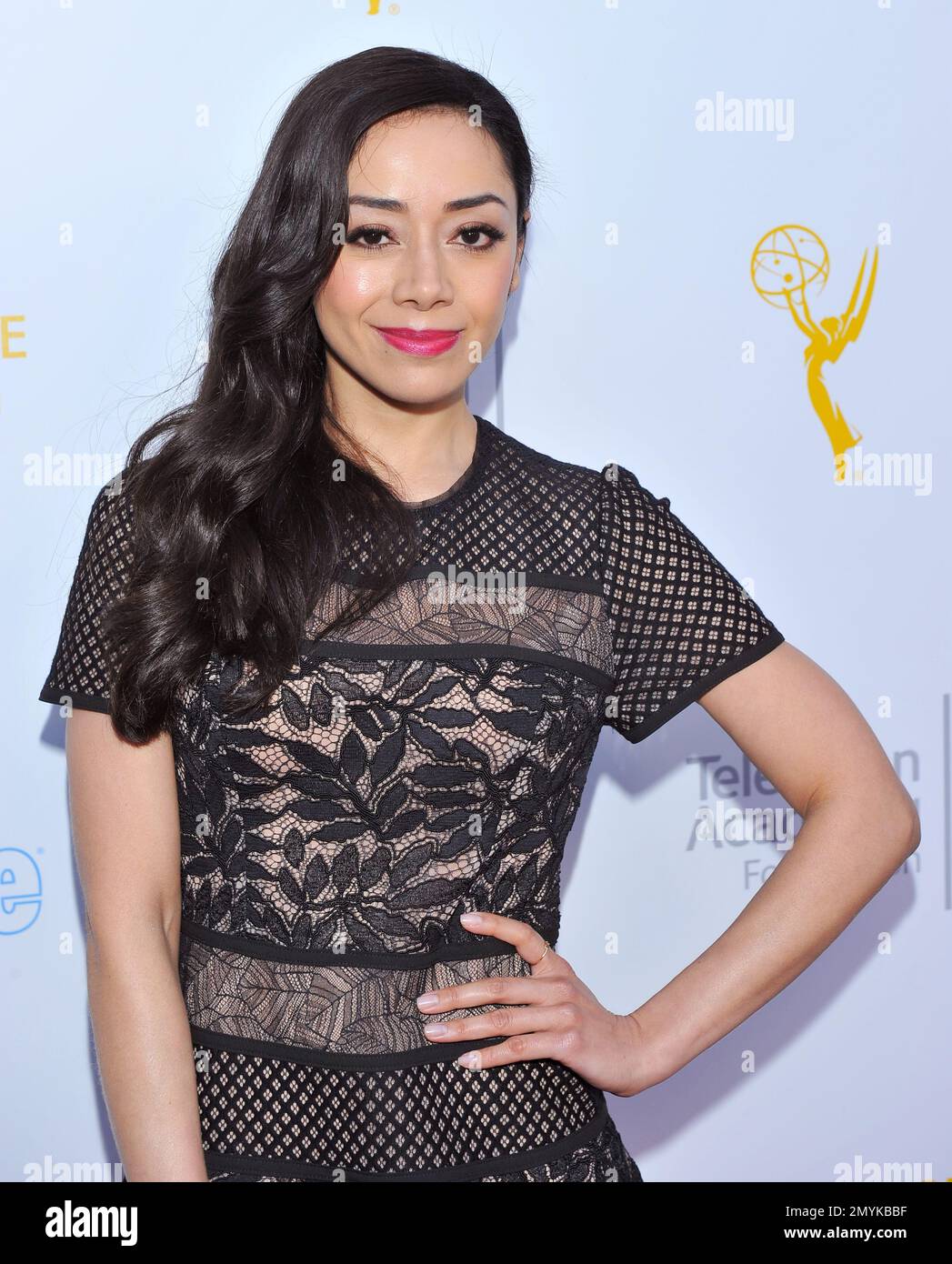 Aimee Garcia arrives at the 37th College Television Awards at the ...
