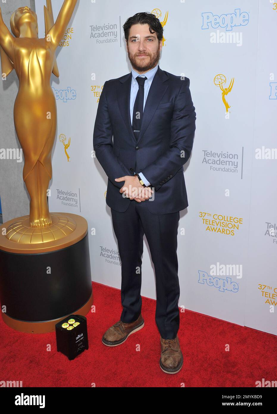 Adam Pally arrives at the 37th College Television Awards at the ...