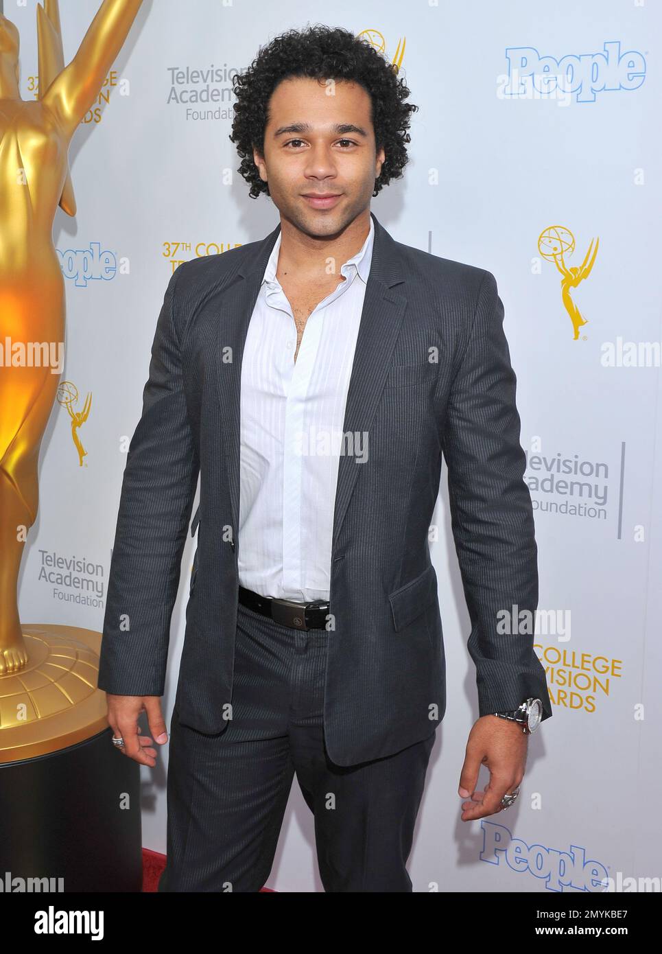 Corbin Bleu arrives at the 37th College Television Awards at the ...