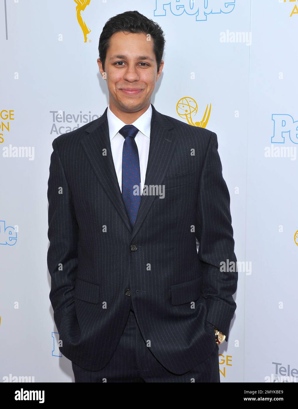 David Del Rio arrives at the 37th College Television Awards at the ...