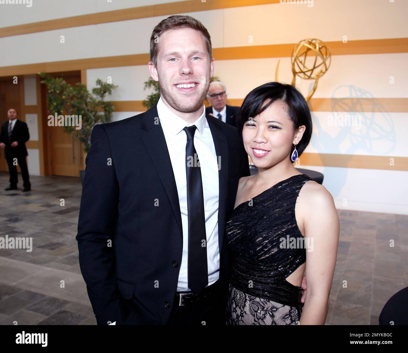 EXCLUSIVE - Nick Erickson, left, and Erica Chan attend the 37th College Television Awards at the ...