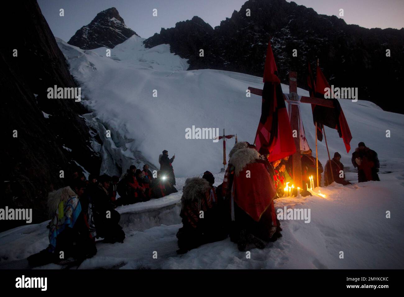 Pilgrims representing the Paucartambo indigenous nation are dressed as ...