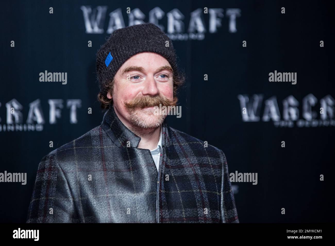 Rufus Hound poses for photographers upon arrival at the premiere of the ...
