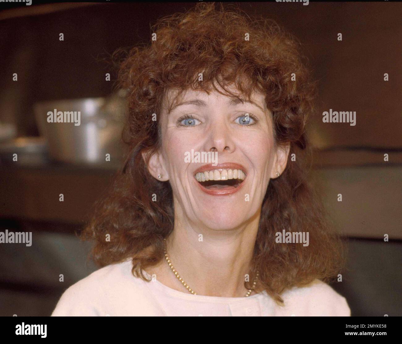 Actress Beth Howland smiles in this photo from 1984. Exact date and ...