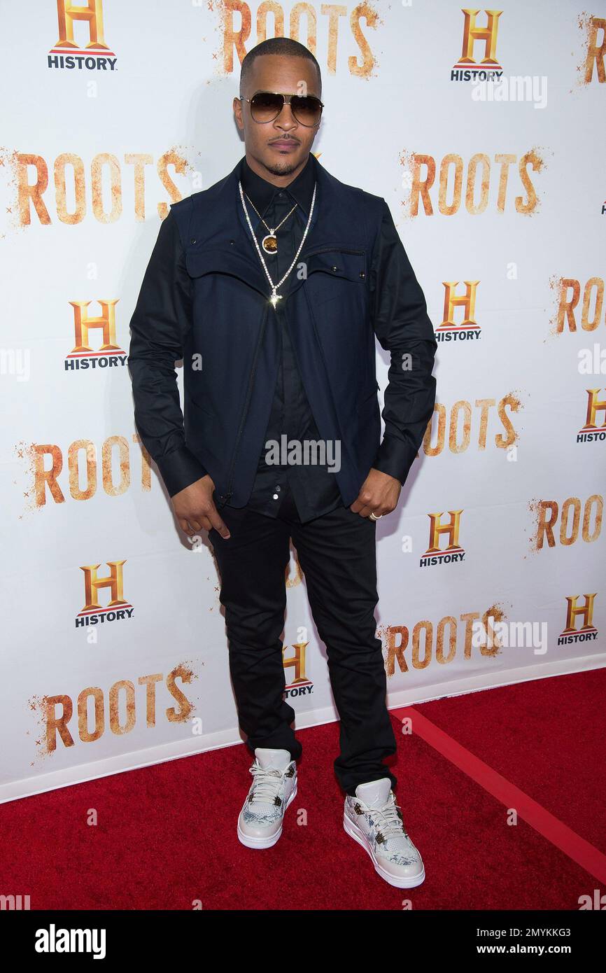 Tip "T.I. " Harris attends History Channel's "Roots" mini-series ...