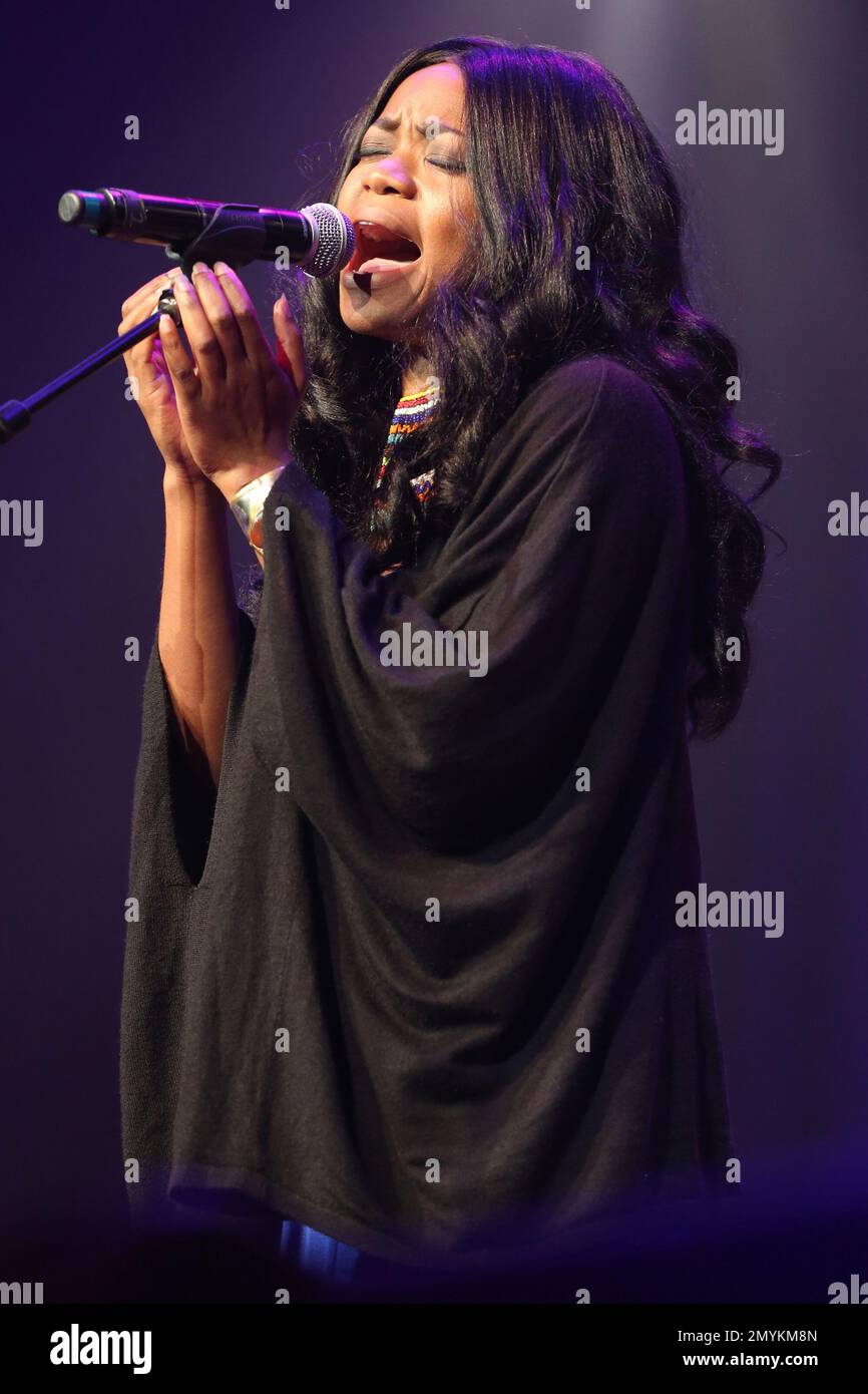 Artist Ruby Amanfu performs at the Dylan Fest at Ryman Auditorium on ...