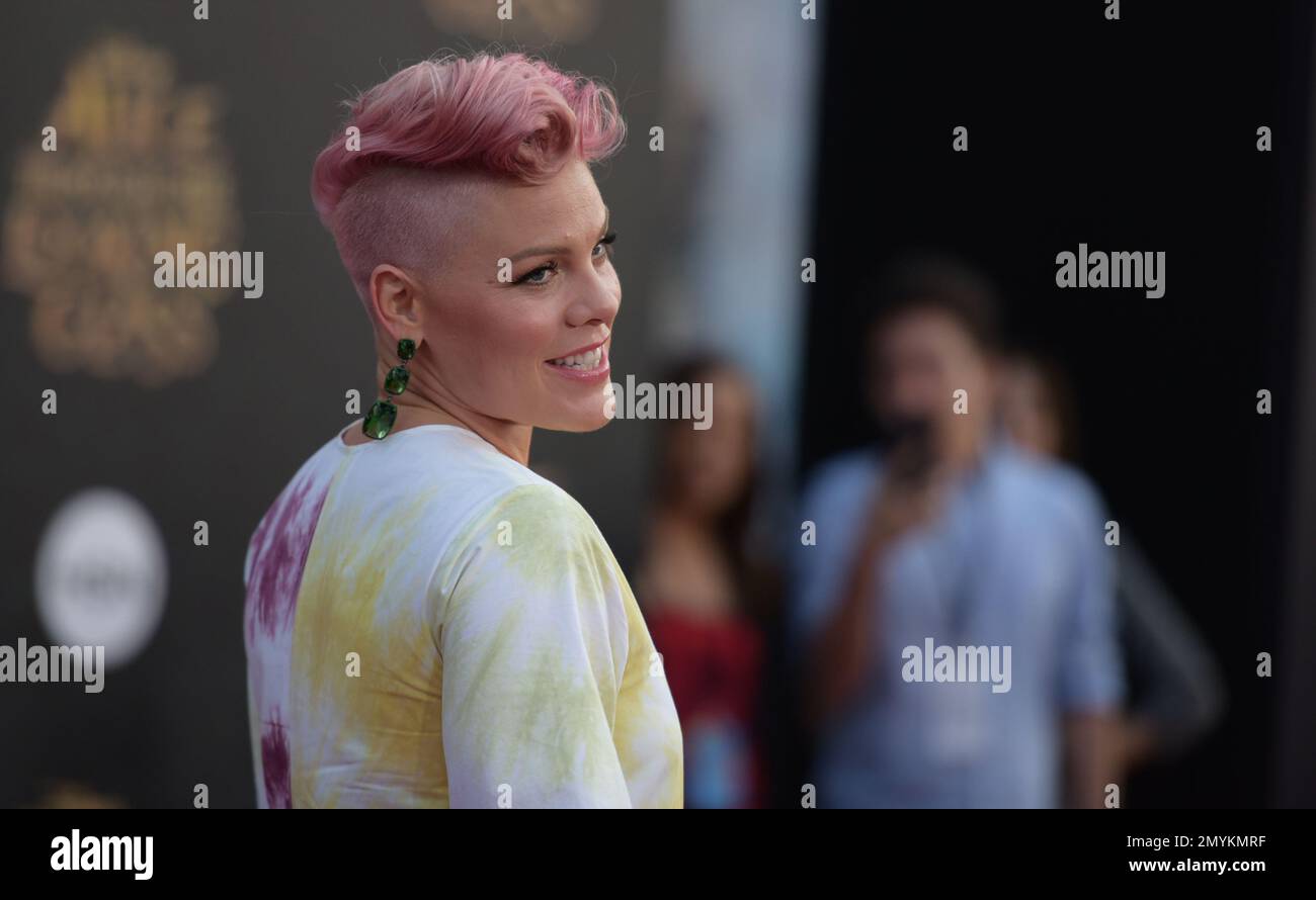 Pink arrives at the premiere of "Alice Through the Looking Glass" at ...