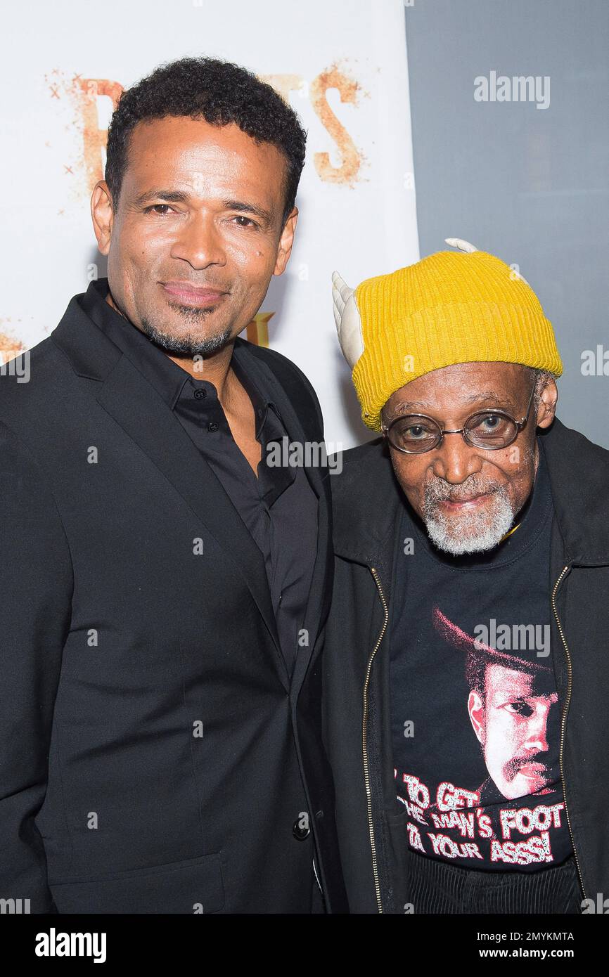 Mario Van Peebles, left, and Melvin Van Peebles attend History Channel ...