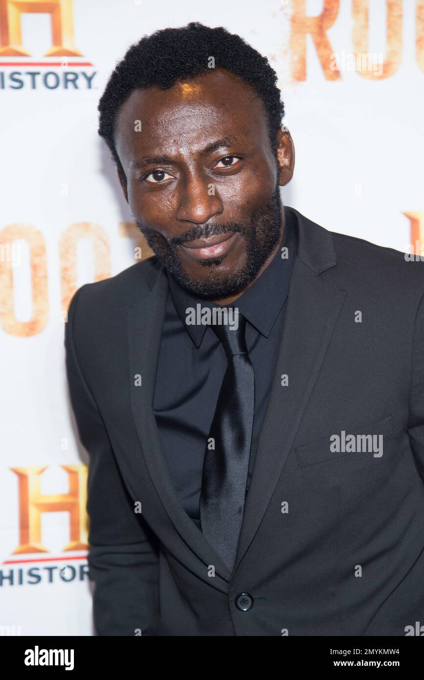 Babs Olusanmokun attends History Channel's "Roots" mini-series premiere ...