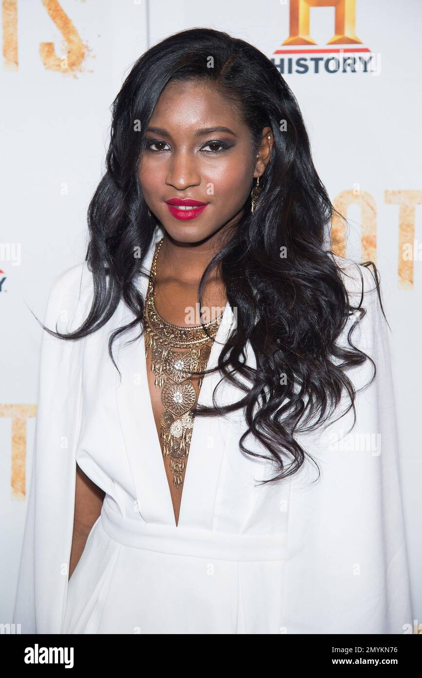 Carlacia Grant attends History Channel's "Roots" mini-series premiere ...