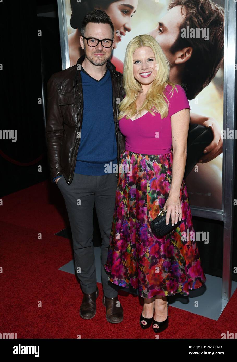 Actress Megan Hilty and husband Brian Gallagher attend the world ...