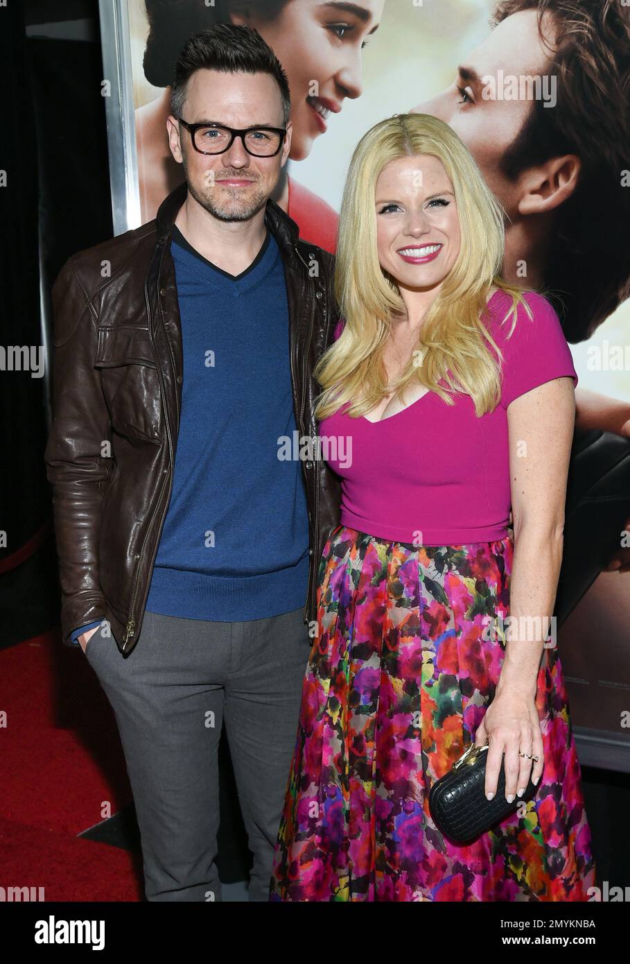 Actress Megan Hilty and husband Brian Gallagher attend the world ...