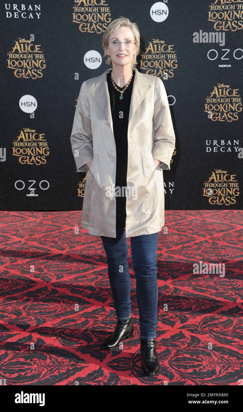 Jane Lynch arrives at the premiere of "Alice Through the Looking Glass ...