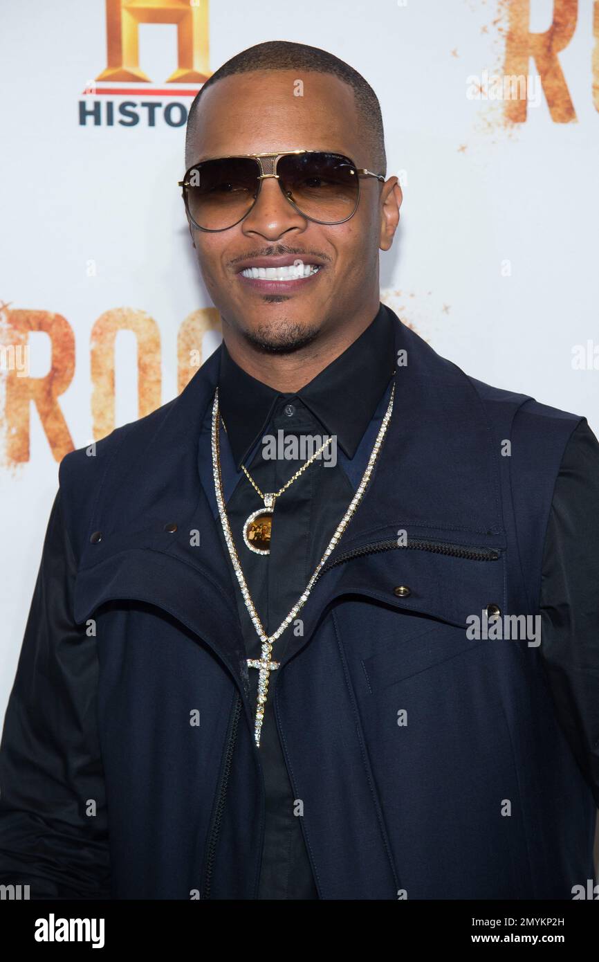 Tip "T.I. " Harris attends History Channel's "Roots" mini-series ...