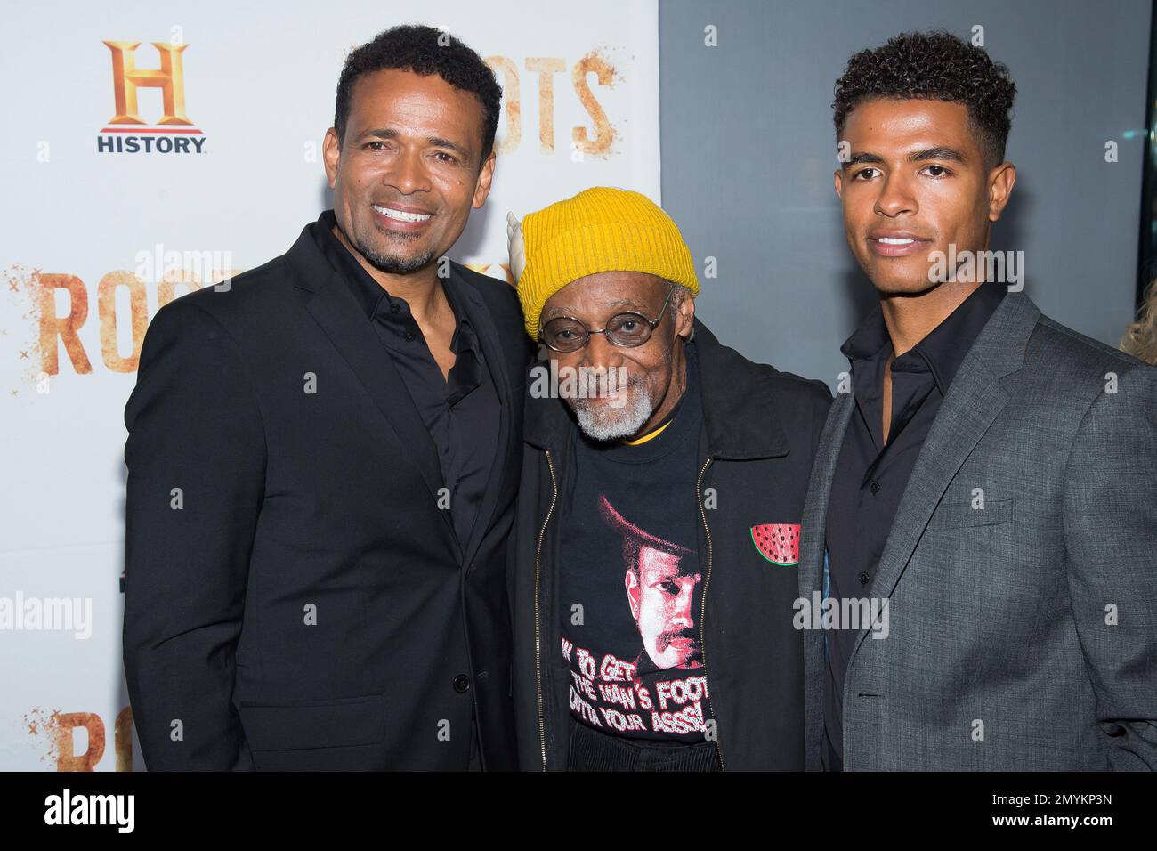 Mario Van Peebles, from left, Melvin Van Peebles and Mandela Van ...