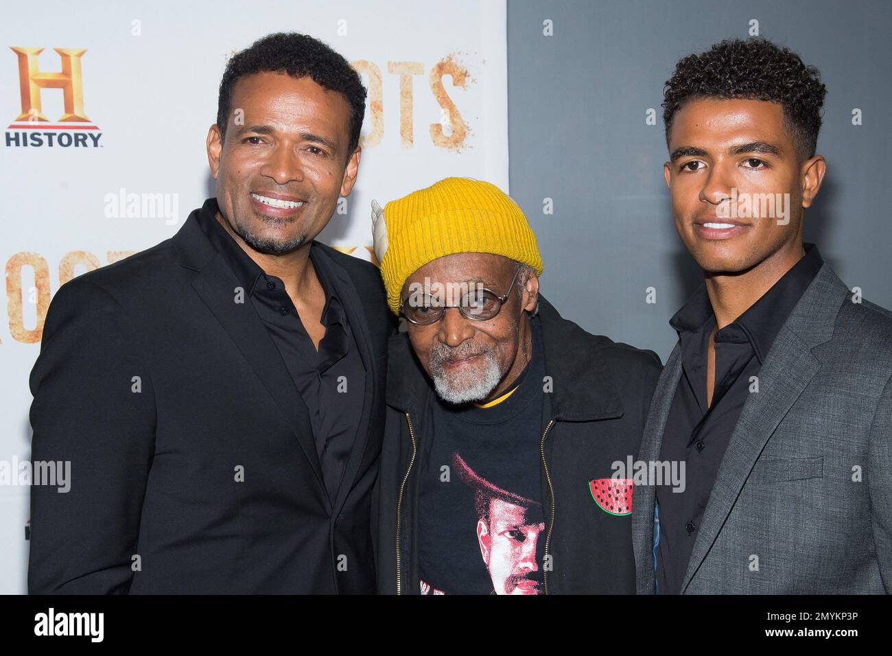 Mario Van Peebles, from left, Melvin Van Peebles and Mandela Van ...
