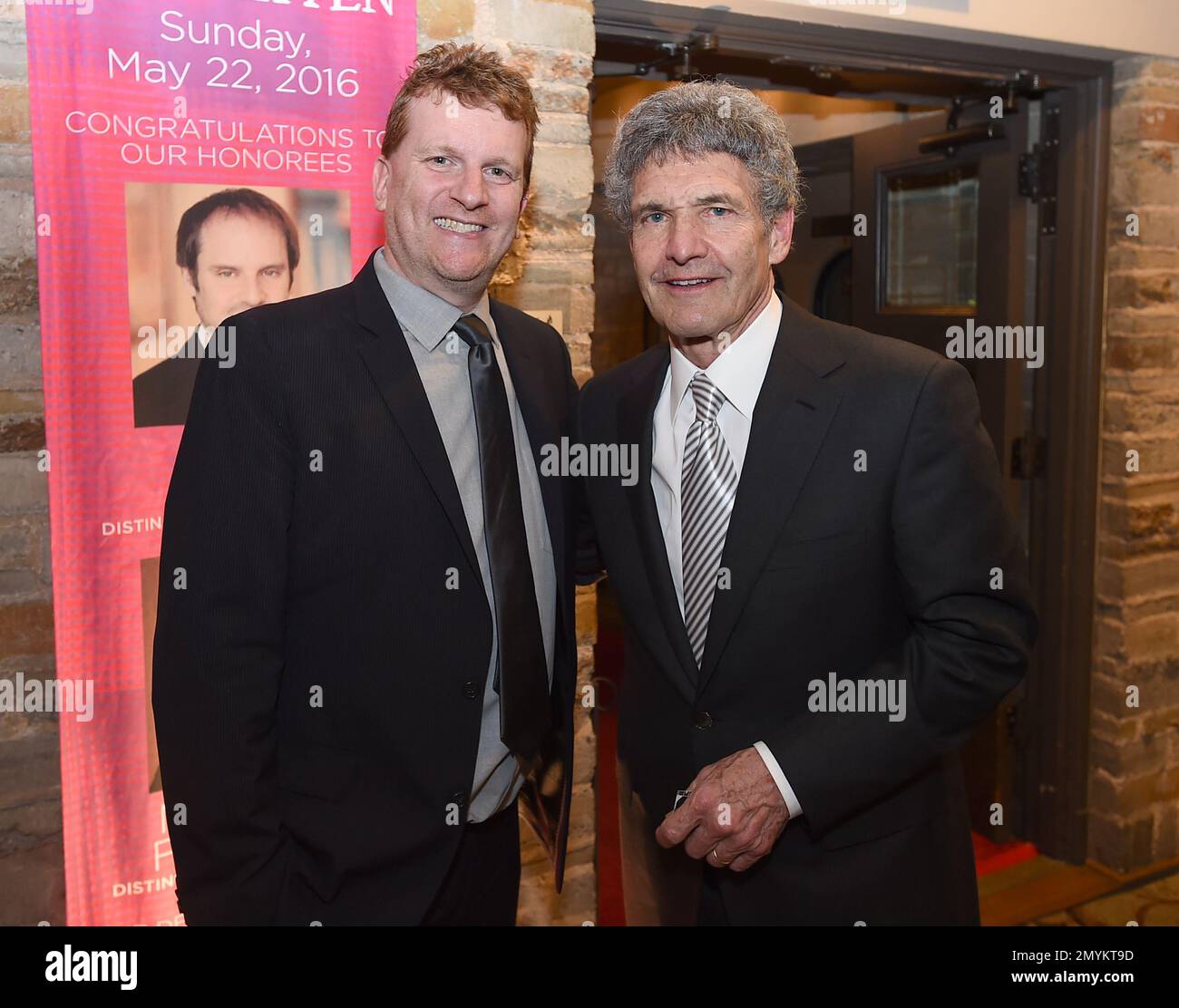 Gil Cates Jr., left, and Alan Horn attend Backstage at the Geffen on ...