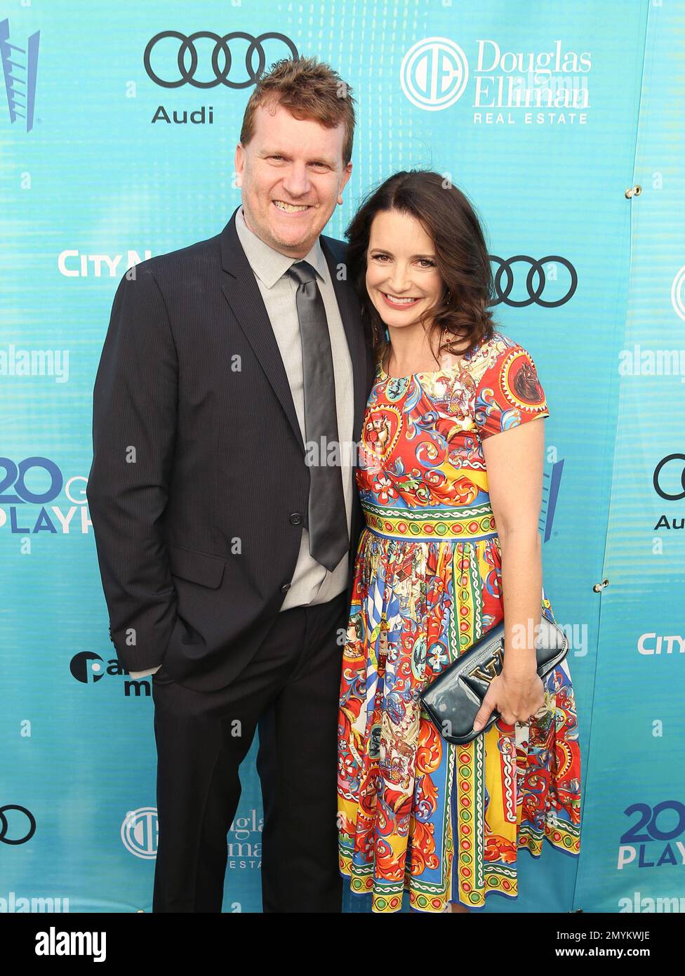 Gil Cates Jr., left, and Kristin Davis attend Backstage at the Geffen ...