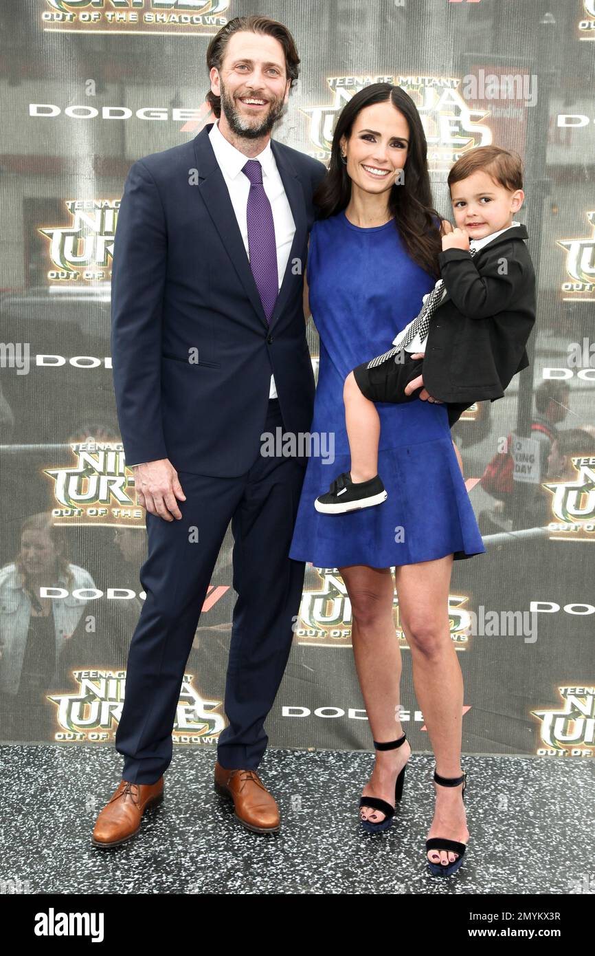 Andrew Form, from left, Jordana Brewster and Julian Form attend the ...