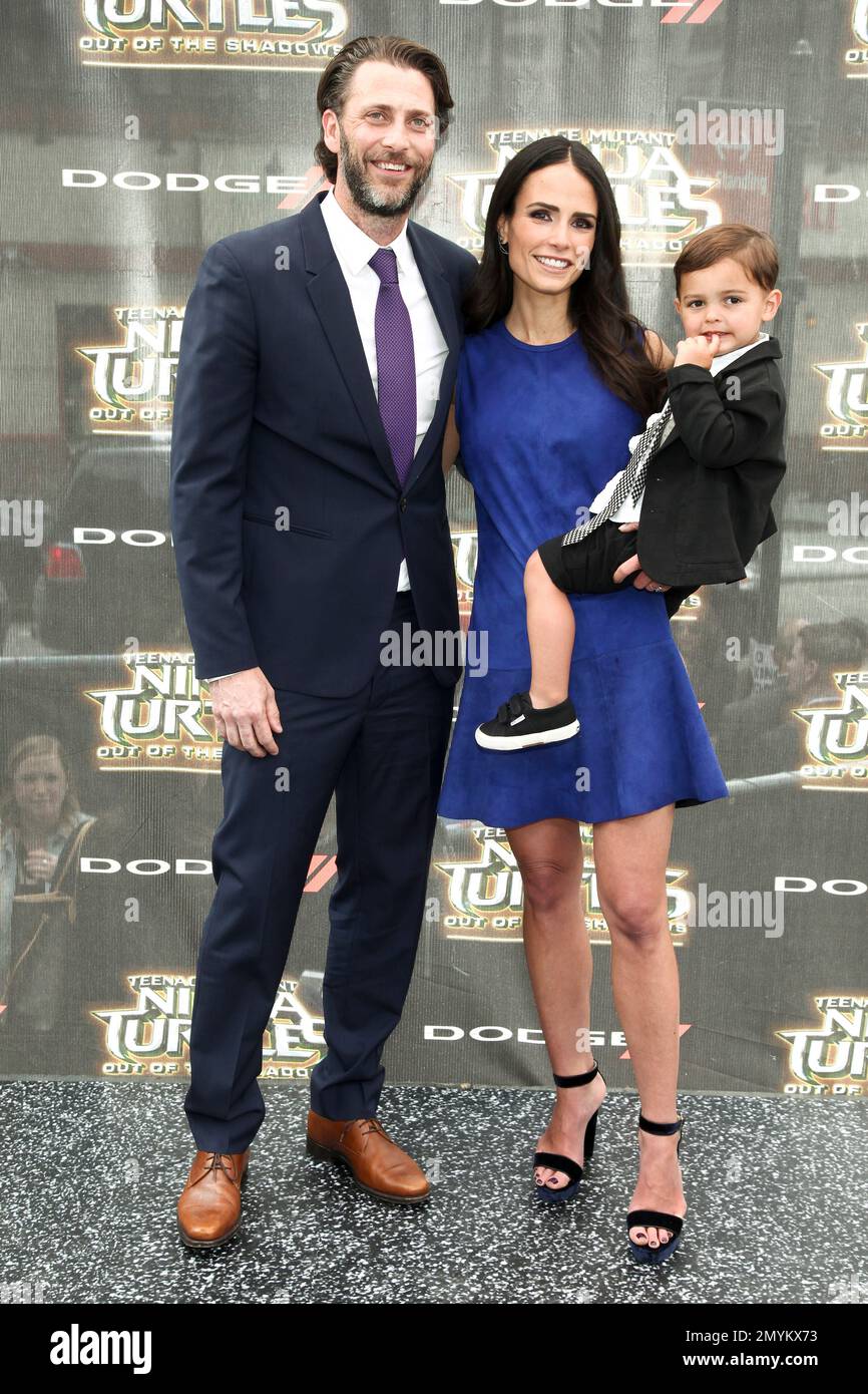 Andrew Form, from left, Jordana Brewster and Julian Form attend the ...