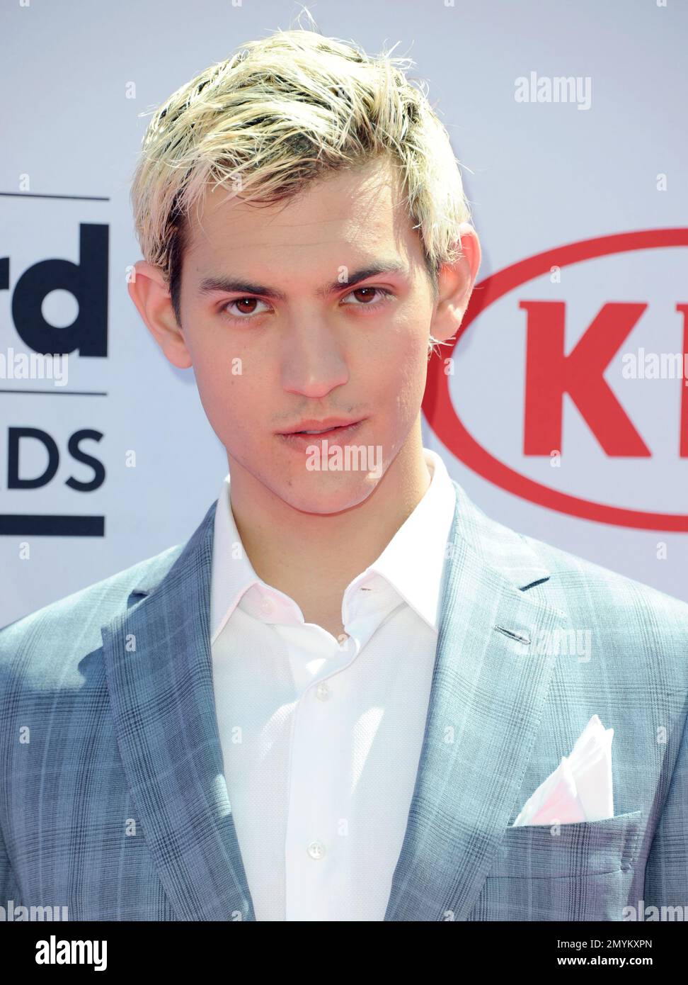 Nick Hissom arrives at the Billboard Music Awards at the T-Mobile Arena ...