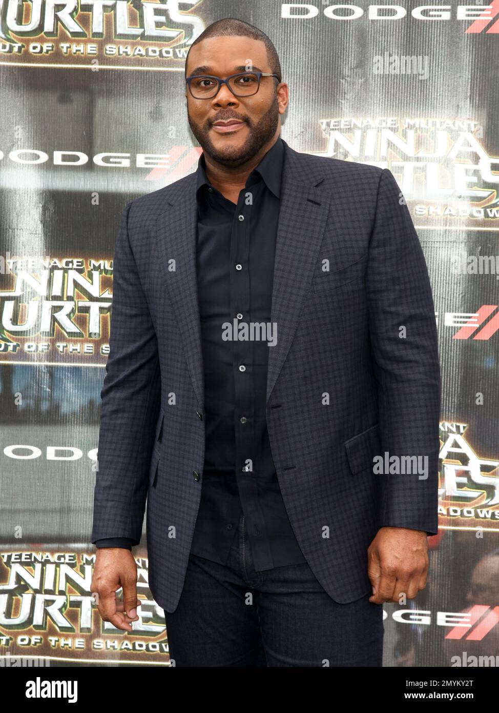 Tyler Perry attends the world premiere of "Teenage Mutant Ninja Turtles ...