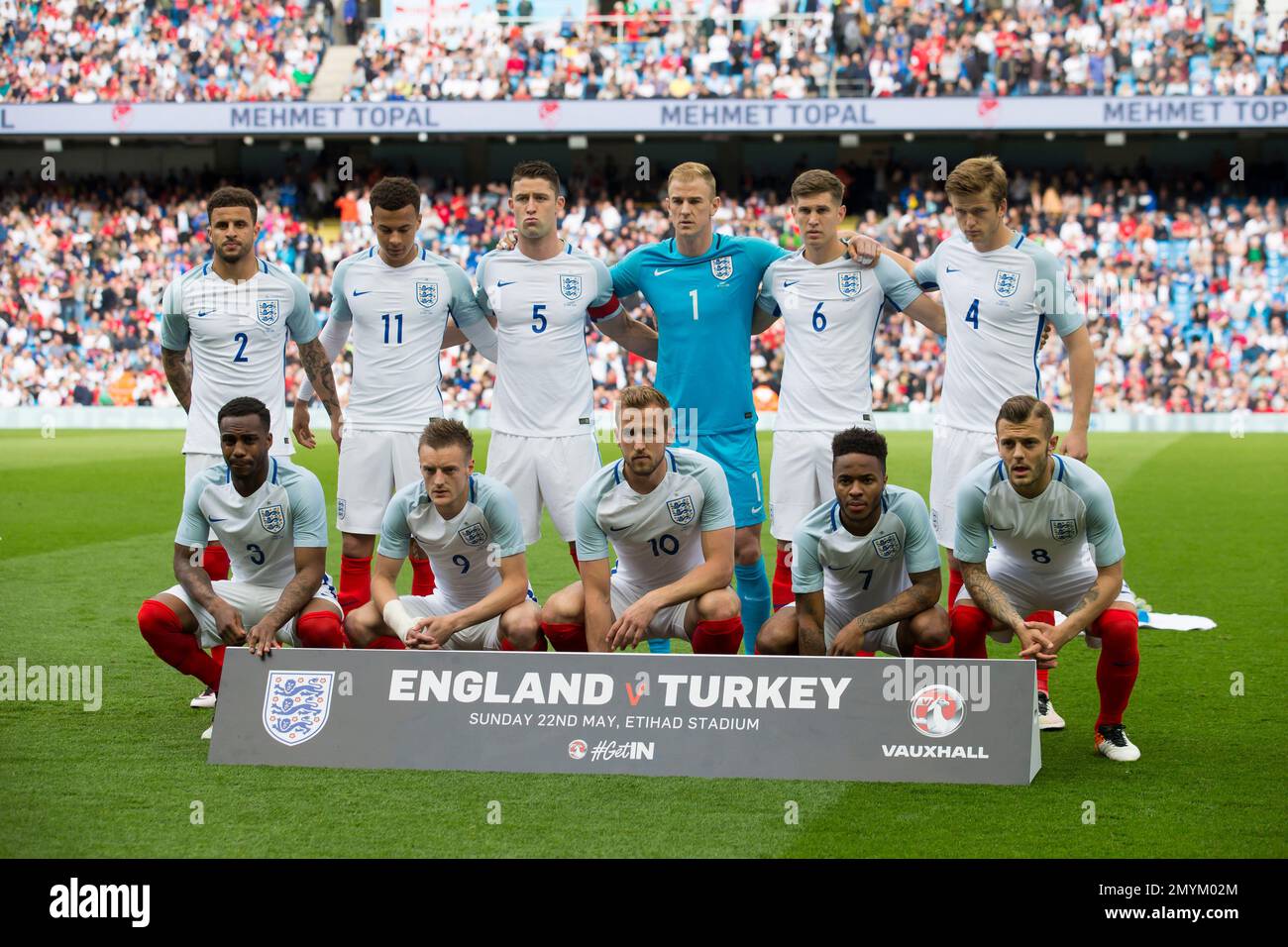 England's players pose for a team photograph before their international ...