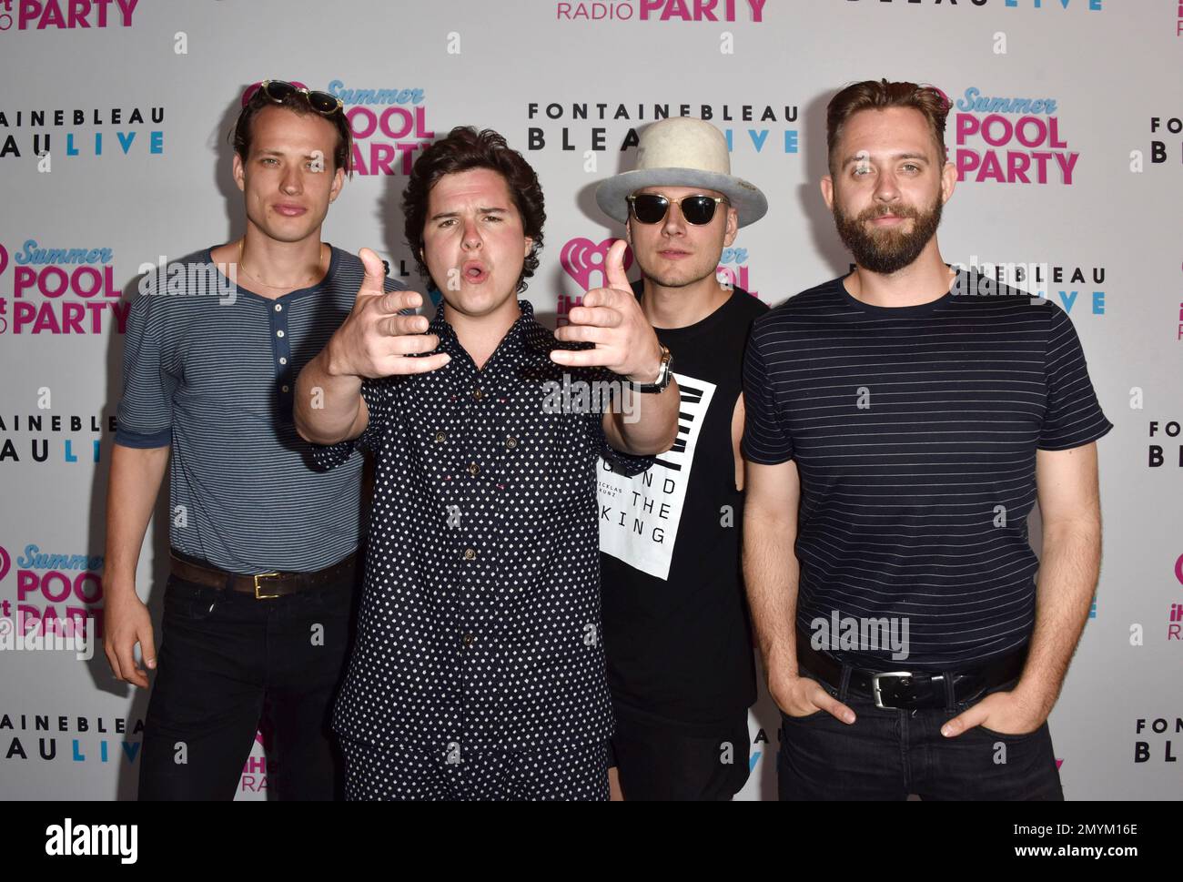 Magnus Larsson, from left, Lukas Graham, Mark 'Lovestick' Falgren and ...