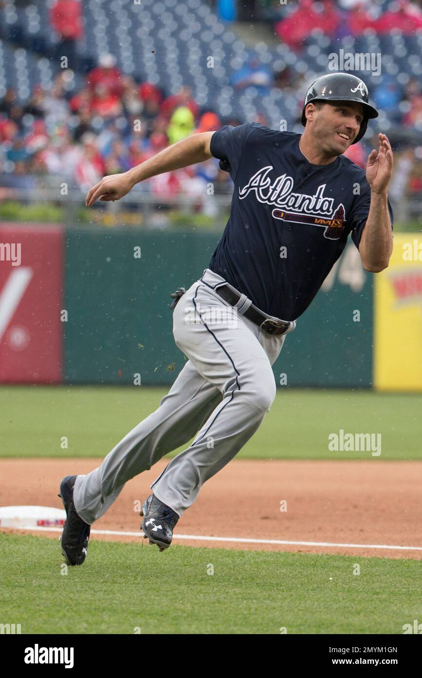 Atlanta Braves' Jeff Francoeur rounds third base and heads home to ...