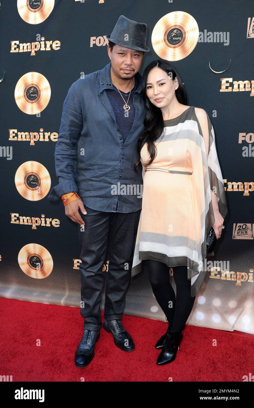 Terrence Howard, left, and Miranda Pak attend the "Empire" FYC Event ...